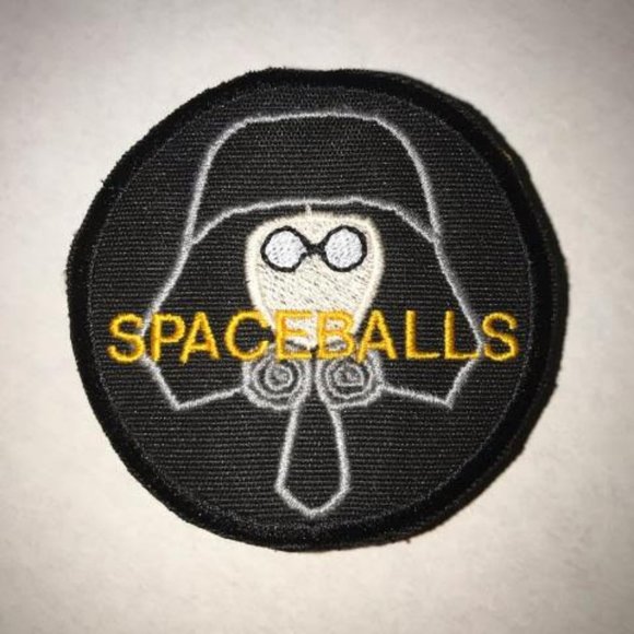 Bonof a Stitch | Accessories | Spaceballs Simple Dark Helmet Embroidered Patch With Military ...